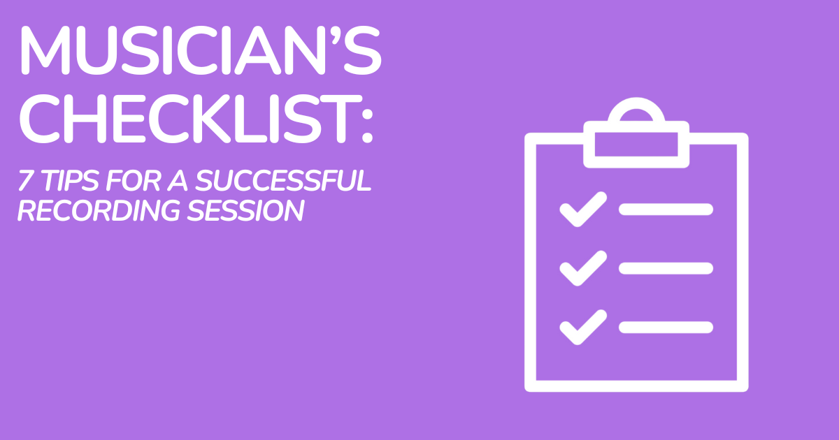 Performidi - 7 Tips for a Successful Recording Session